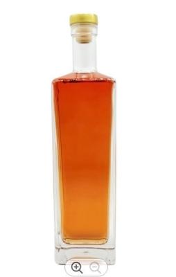 Cina Disponibile gratuitamente 1000 ml di forma chiara di vodka bianca ghiacciata bottiglia rotonda per cappuccio di torsione dell' acqua in vendita