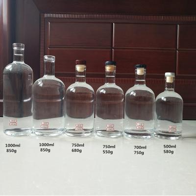 Cina Vaso Whisky Alcol Spirito Vino Gin Vaso Vodka Bottiglia 500ml 700ml 750ml con CIF Termini in vendita