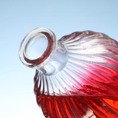 中国 スーパーフリントグラス 350ml 500ml 700ml 750ml ウイスキー空瓶 ウイスキー保管用 販売のため
