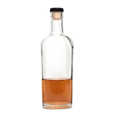 Cina Vaso vuoto rum Gin Whisky Vodka Super Flint Bottiglie Migliori per Rum 500ml 750ml Capacità in vendita