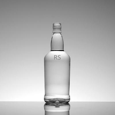 Cina Bottiglie di vetro trasparente ghiacciato con tappi a vite per vino e brandy dipinte in colore OEM in vendita