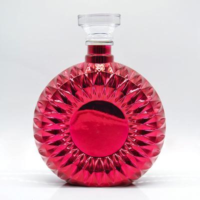 Cina Bottiglia di vetro Super Flint per brandy con tenuta di sughero ad alta trasparenza in vendita