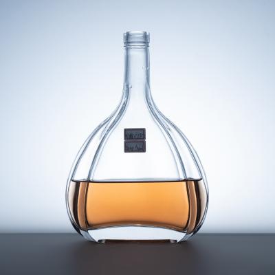 中国 オーダーメイド ウイスキーガラスボトル容量 500ml/1000ml/375ml スクリーンプリント 方形 販売のため