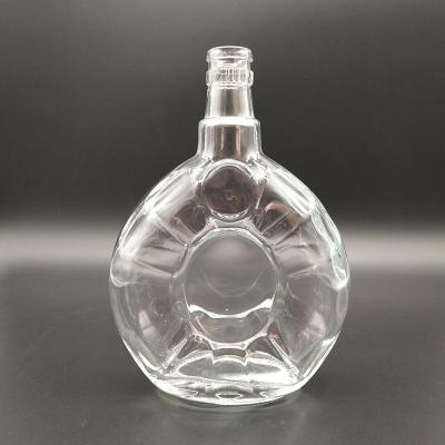 Cina Materiale Super Flint Bottiglia di vetro XO ad alta trasparenza con tappo di legno e sigillo di sughero in vendita