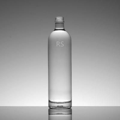Cina Cristallo Bianco 500ml 700ml 750ml Super Flint Glass Vuoto Rum Chiaro Liquor Bottle Designer in vendita