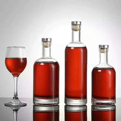 中国 ウォッカ ウイスキーとラムのためのスクリーンプリントされたスピリットボトル 100ml/750ml容量 販売のため