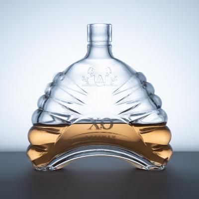 Cina 1 litro di whisky, bicchiere di vodka, bottiglia vuota, bottiglia spiritosa, 375 ml, 500 ml, 750 ml con tappo di sughero in vendita