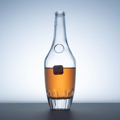 Cina 1 litro di whisky, bicchiere di vodka, bottiglia vuota, bottiglia spiritosa, 375 ml, 500 ml, 750 ml con tappo di sughero in vendita