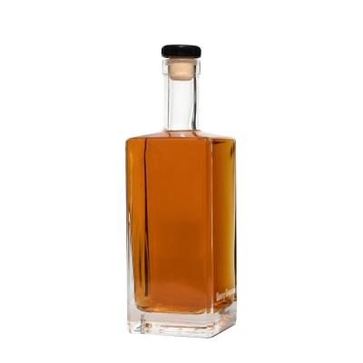 China Super Flint Customizado Cor-de-Rosa Eletroplacado Vidro Azul Tequila Vodka Liquor Botelha 1L à venda