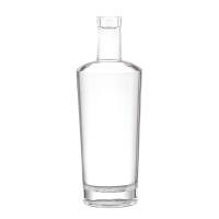 China Acceptable Customized Clear Glass Bottle for 700ml Whisky Vodka Customized for sale