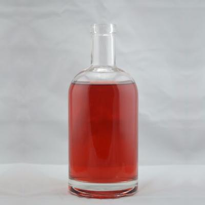 Cina 750 ml di Brandy Quadrato XO Flint Liquor 250 ml di Flasca Rum Frostato 375 ml di Champagne Bottiglia di Vetro Cilindrico di Cork in vendita