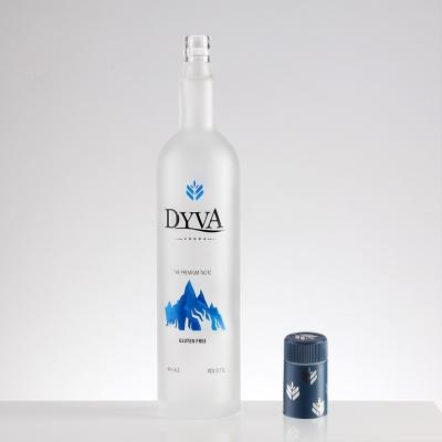 Cina 375ml 500ml 700ml 750ml Spumante per stampa a freddo personalizzato Brandy Whisky Liquor Vodka Bottiglia con tappo in vendita