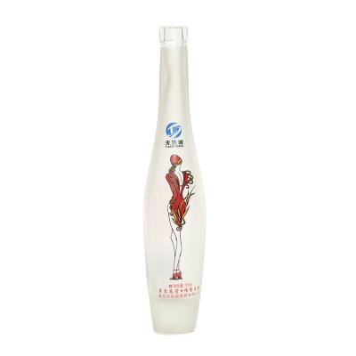 Cina 375ml 500ml 700ml 750ml Spumante per stampa a freddo personalizzato Brandy Whisky Liquor Vodka Bottiglia con tappo in vendita