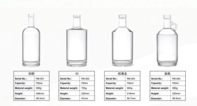 Cina Bevanda alcolica trasparente 750 ml con bottiglia di whisky e vodka da 1000 ml in vendita
