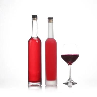 Super Flint Glass 1L Bottle for Gin Rum and Whiskey Spirit Water Beverage Free Sample