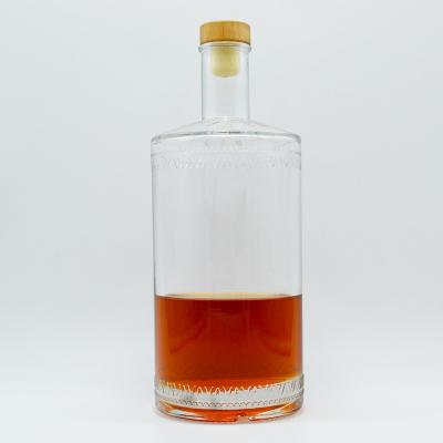 China Whisky 700 ml Álcool preto UV garrafa de champanhe rolos congelados garrafas vazias 500 ml 1000 ml à venda