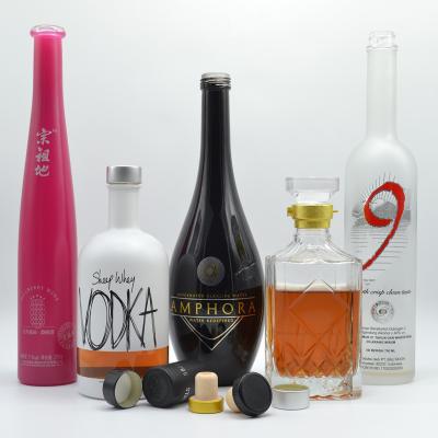 中国 オーダーメイド 375ml 700ml スピリット ウイスキー ボトル 美容用 ウォッカ シャンパン アルコール飲料 販売のため