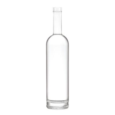 中国 700ml 750ml 1リットル スーパーフリントガラスでコルクタップ付きカスタムラムアルコールボトル 販売のため