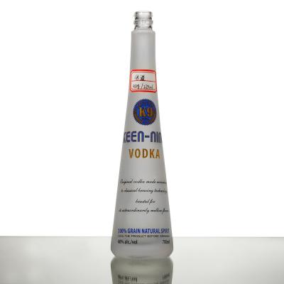 Cina Bottiglia di vetro di vodka, whisky, alcol con decalco/frigore/verniciatura e logo personalizzato in vendita
