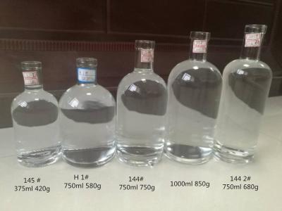 China Europe and USA Super Flint Glass Empty Crystal Frosted Vodka Whisky Liquor Glass Bottles for sale