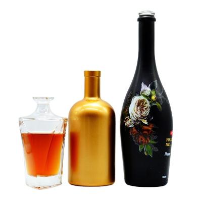中国 500ml オリーブオイル 250ml 750ml 空っぽ 食品級 パターン ティーキーラ 酒 ウイスキー ウォッカ ボトル 販売のため