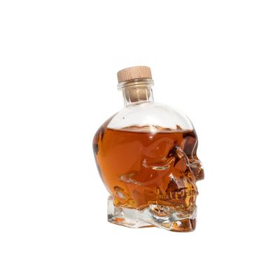 Cina Super Flint Glass Confezione personalizzata Bottiglia di Brandy 200 ml Vuota 750 ml 500 ml in vendita
