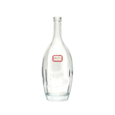 Cina Super Flint Glass Confezione personalizzata Bottiglia di Brandy 200 ml Vuota 750 ml 500 ml in vendita