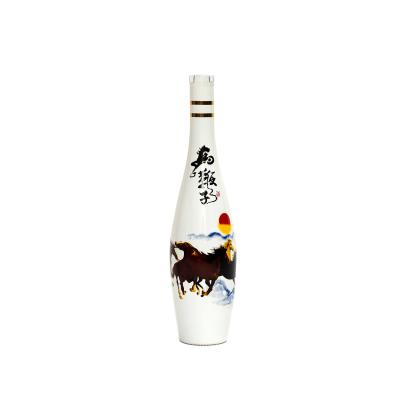 Cina 700 ml 750 ml grande whisky vetro trasparente congelato 100 ml 200 ml 350 ml bottiglia di vodka in vendita