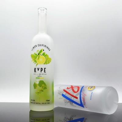 Cina Materiale vetro Super Flint Liquore vuoto congelato Bottiglie di vetro di vino 200ml 375ml 750ml in vendita