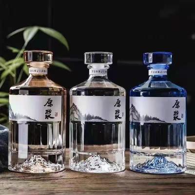 中国 100ml レミー・マーティン ガラスのボトル CNFで ウォッカ ウィスキー ブランデー 250ml 500ml 700ml 販売のため