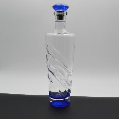 China Industrial Beverage Custom Design Glasfles Glasflessen voor vodka Te koop