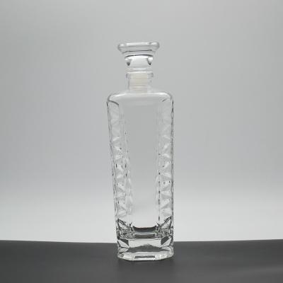 China Industrial Beverage Custom Design Glasfles Glasflessen voor vodka Te koop