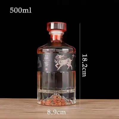 Cina Bottiglie in vetro da 100 ml di Remy Martin al CNF per vodka whisky brandy in 250 ml 500 ml 700 ml in vendita