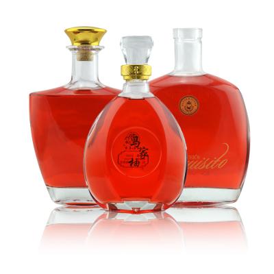 Cina Bottiglia in vetro quadrato trasparente da 1000 ml per la vodka in vendita