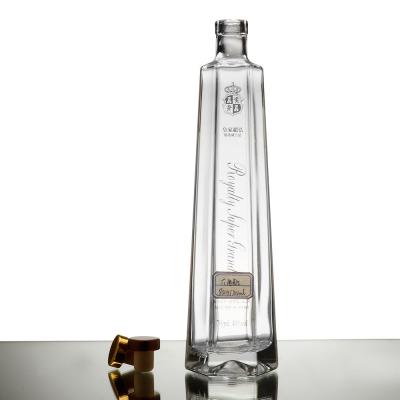 Cina Superficie deccale e tenuta di sughero Tipo 375Ml 500Ml 700Ml 750Ml 70Cl Bottiglie di vetro ghiacciato in vendita