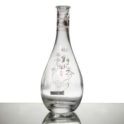 Cina Superficie deccale e tenuta di sughero Tipo 375Ml 500Ml 700Ml 750Ml 70Cl Bottiglie di vetro ghiacciato in vendita
