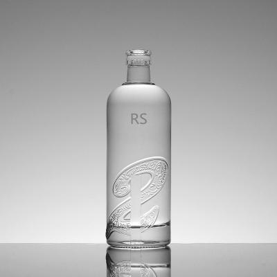 Cina Bottiglia di vetro di vodka per liquori in vendita