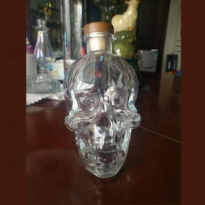 Cina Decal 1000 ml Sottosferenza di manipolazione del cranio bottiglia di vetro per bong spirit in vendita