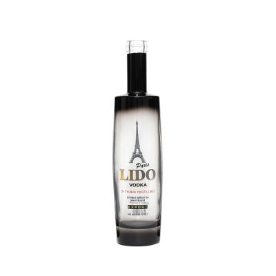 China 500ml 700ml 750ml 1000ml Water Blue Whisky Alcoholic Beverage Alcohol Spirit Drink Glass Bottle for sale