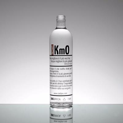 Cina Decal Surface consegna bottiglia di vetro trasparente per la vodka russa a prezzi accessibili in vendita