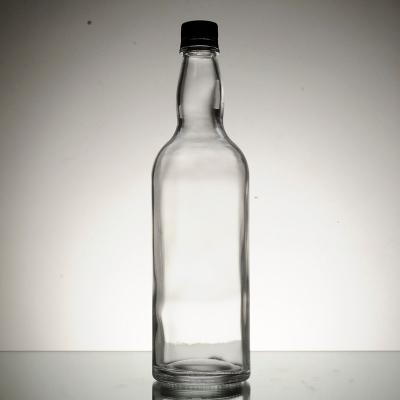 Cina Decal Surface consegna bottiglia di vetro trasparente per la vodka russa a prezzi accessibili in vendita
