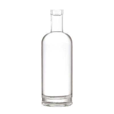 Cina Materiale di vetro Super Flint 200 ml 500 ml 750 ml 1000 ml Bottiglie di vetro vuote con tappo di sughero in vendita
