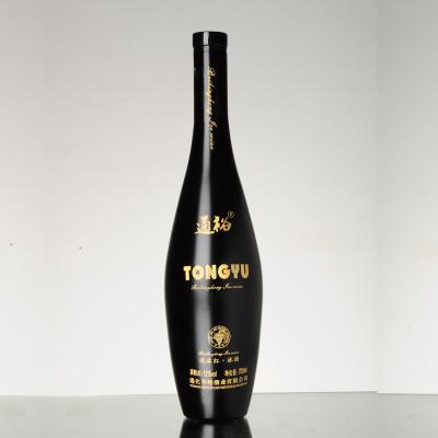 中国 スーパーフリントガラス素材 750ml ウォッカガラスボトル 山東・ユンチェン向け 販売のため