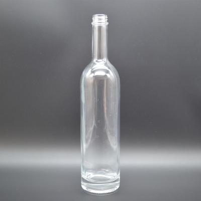 中国 200ml スクエアガラスボトル 酒類販売のためのスーパーフリントガラス素材の表面ハンドリング 販売のため