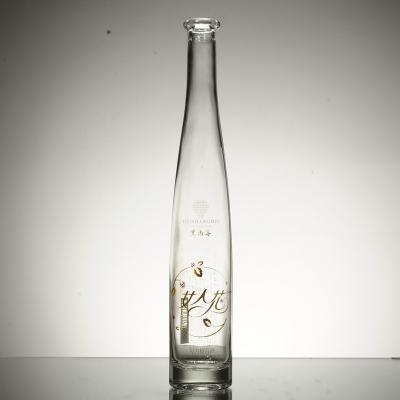 China Glasfles voor wijn met kurken en deksels 750 ml lege Xo-brandyfles Te koop