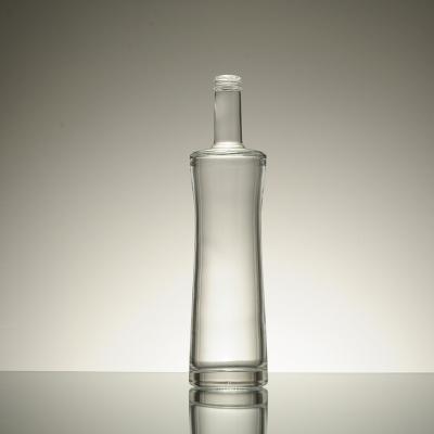 China Glasfles voor wijn met kurken en deksels 750 ml lege Xo-brandyfles Te koop