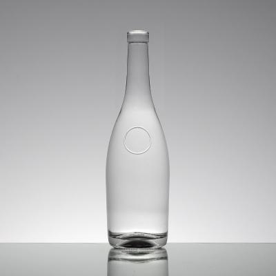 China Super Flint Glass 250ml 300ml 350ml 750ml 1l Garrafas de Vidro Límpido de Liquor com Tequila à venda
