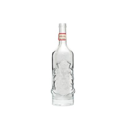 Cina Bevande industriali Bottiglia di vino liquoroso da 750 ml con tappi di sigillo in vetro Super Flint in vendita