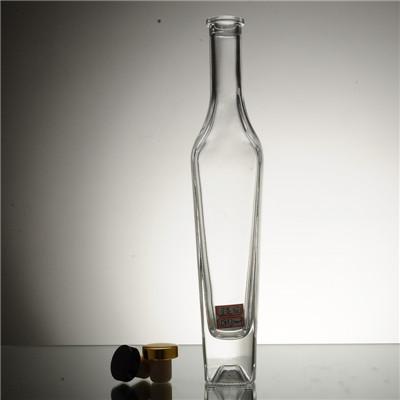 Cina 350 ml 550 ml 750 ml Bottiglia di vetro vuota per vodka whisky vino rosso Decal superficie manipolazione in vendita