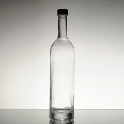 Cina 350 ml 550 ml 750 ml Bottiglia di vetro vuota per vodka whisky vino rosso Decal superficie manipolazione in vendita